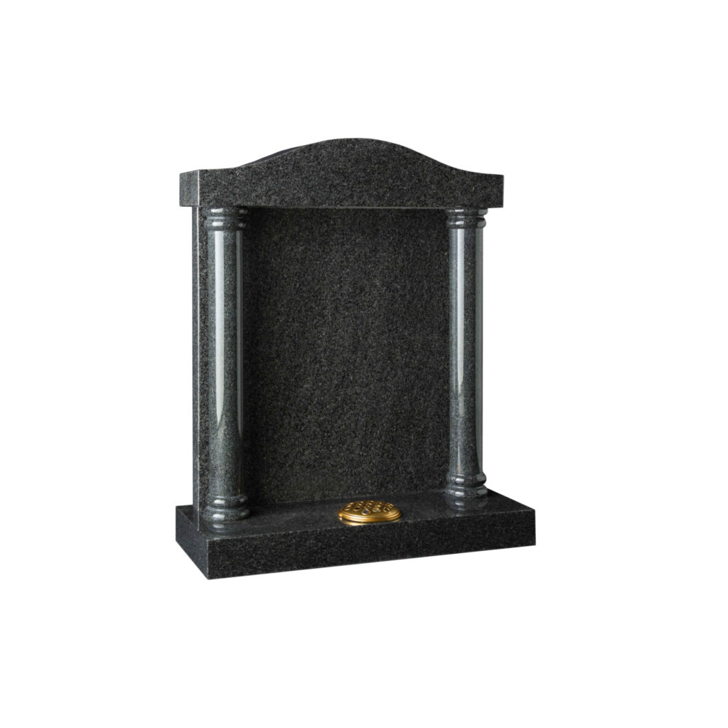 Dark Grey Granite Memorial (WG209) - Stonerite